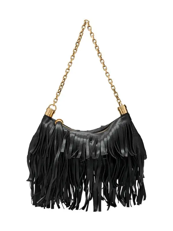 Chloé - Fringed Leather Shoulder Bag