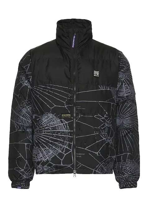 DEVA STATES Stimulants Puffer Jacket - Black