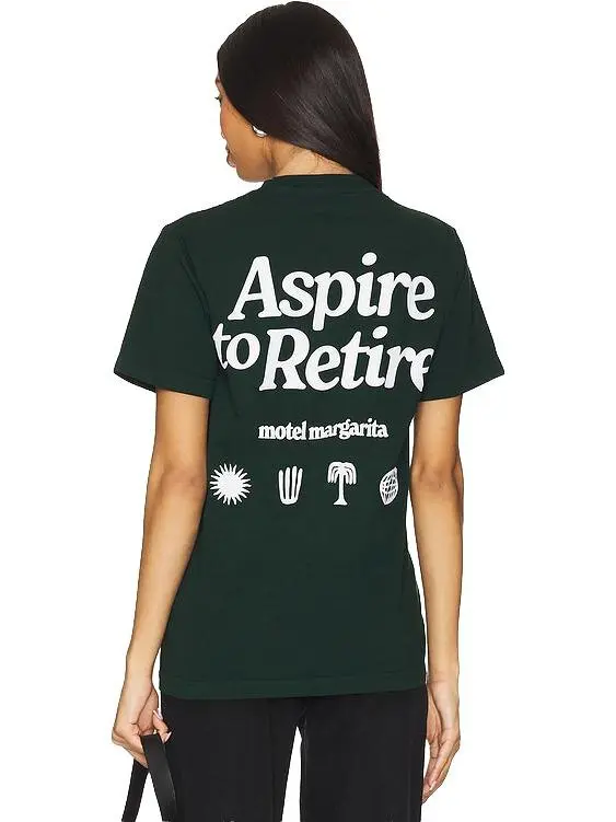 MOTEL MARGARITA Desert Tee - Forest Green