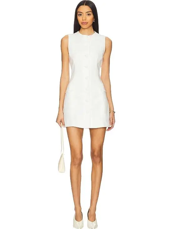 Faithfull The Brand Jane Mini Dress - White