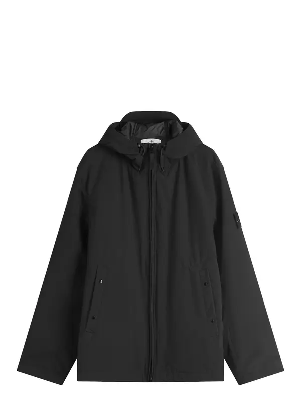 Stone Island Soft Shell-r Primaloft Parka Jacket - Black