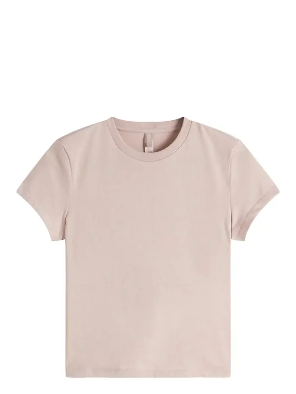 SKIMS Relaxed Tees Shrunken T-shirt - Fawn