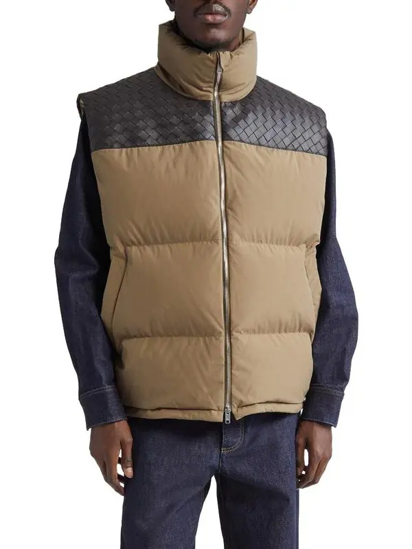 Bottega Veneta Intrecciato Puffer Vest - 9523 Liana