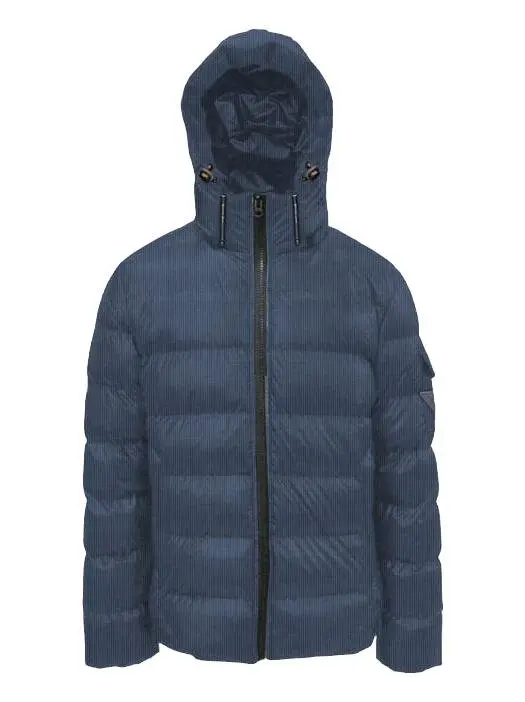 POINT ZERO Fine Corduroy Puffer Jacket - Space