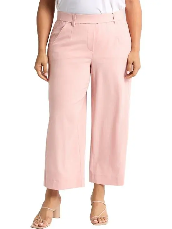 Wit & Wisdom Glider Skyrise Wide Leg Pants - Rose Bloom