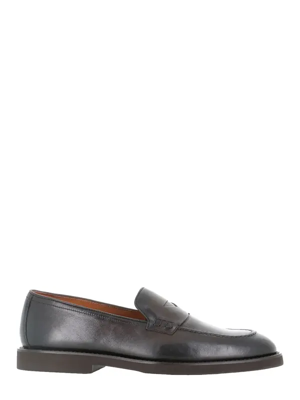 DOUCAL'S Leather Loafers - Brown