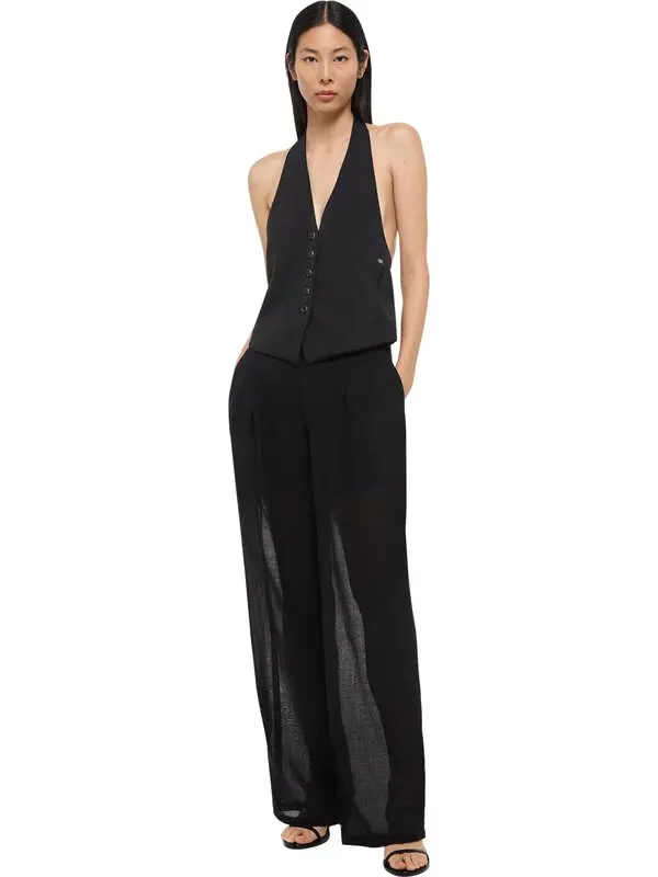Helmut Lang Halter Vest - Black