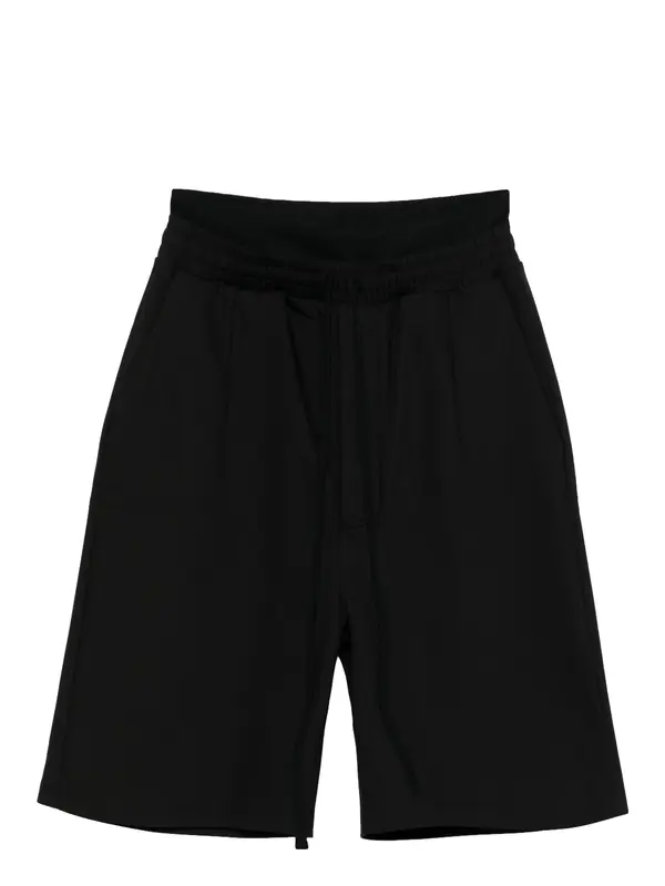 THOM KROM Wide-leg Shorts - Black