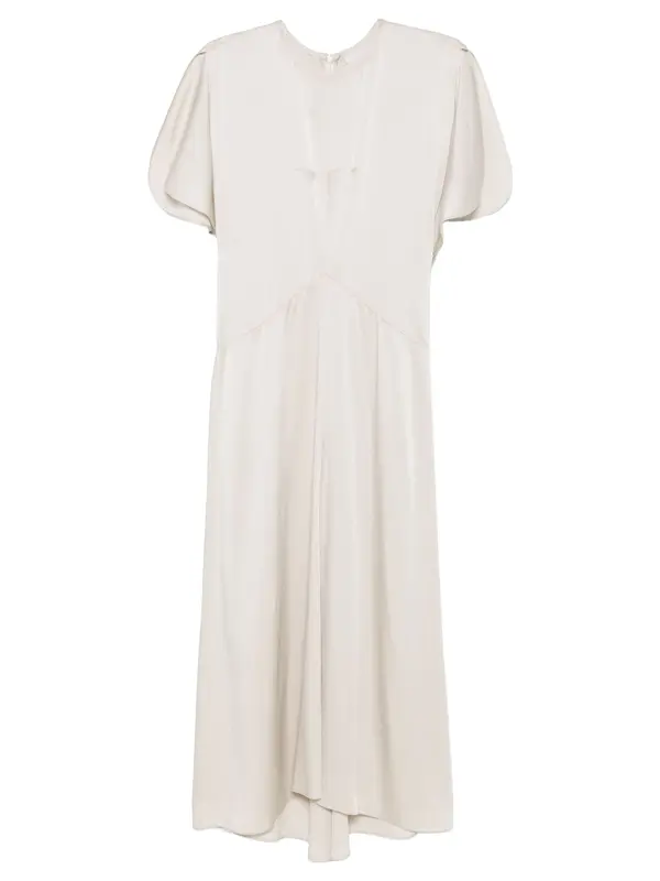 Isabel Marant Keany Midi Dress - Neutrals