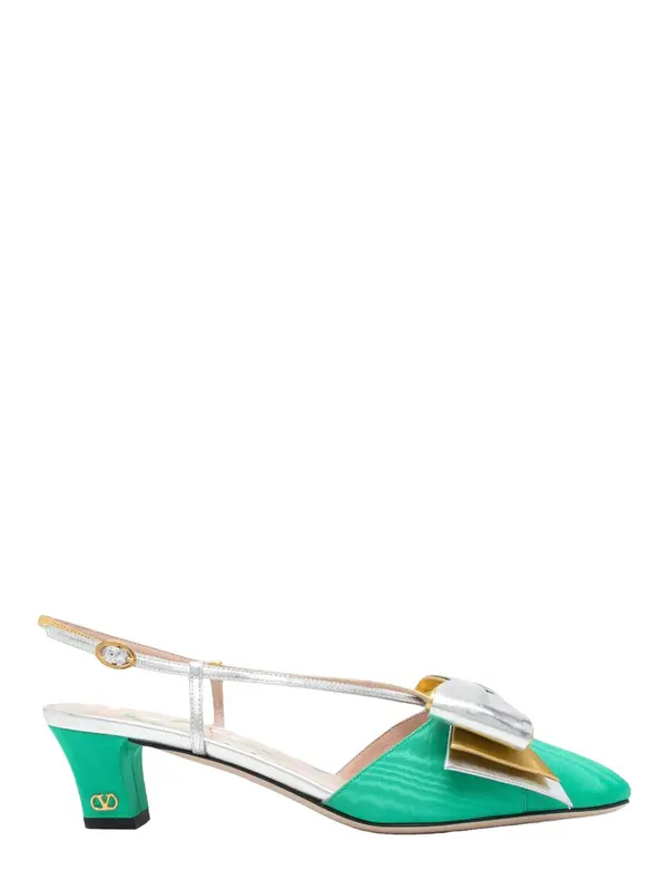 Valentino Garavani 45mm Bowow Pumps - Green