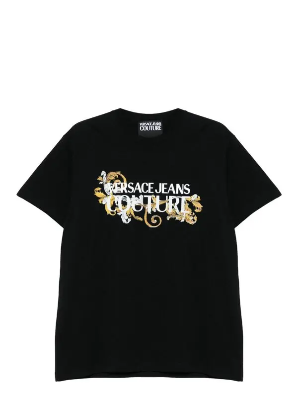 Versace Logo-print T-shirt - Black