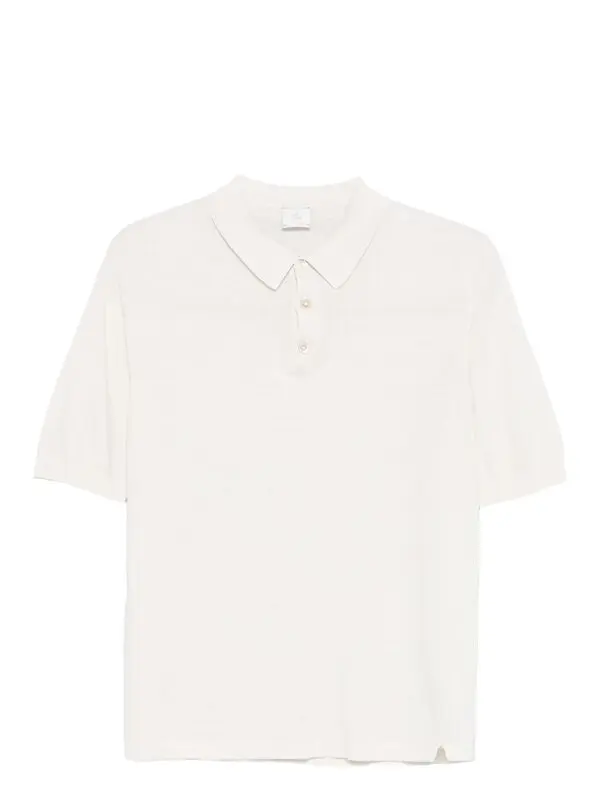 Eleventy Short-sleeve Polo Shirt - Neutrals