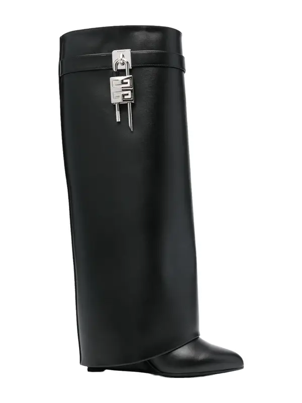 Givenchy Shark Lock Boots - Black