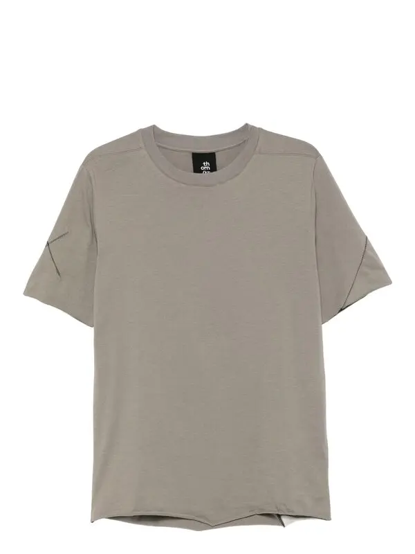 THOM KROM Seam-detail T-shirt - Brown