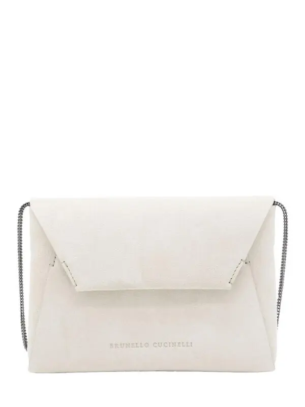 Brunello Cucinelli Duo Clutch - White