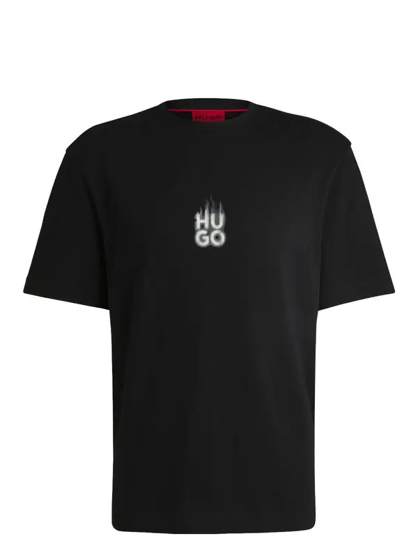 Hugo Cotton T-shirt - Black