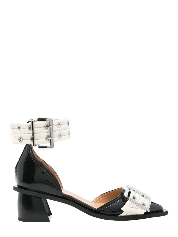 GANNI 55mm Buckle Pumps - Black
