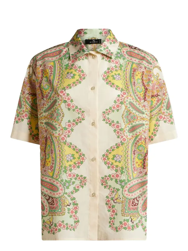 Etro Floral-print Shirt - White