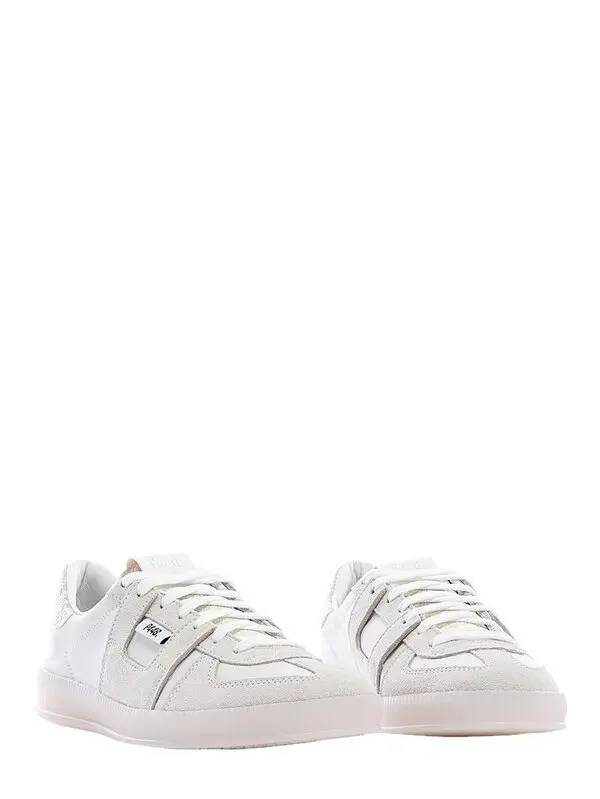 P448 Monza Sneakers - White Silver