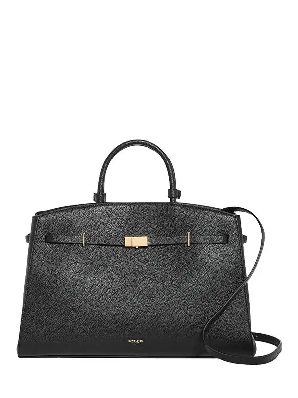 DEMELLIER The Hudson Leather Tote - Black