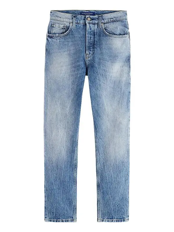 Scotch & Soda Dean Loose Tapered Stretch Cotton Jeans - All Tied Up