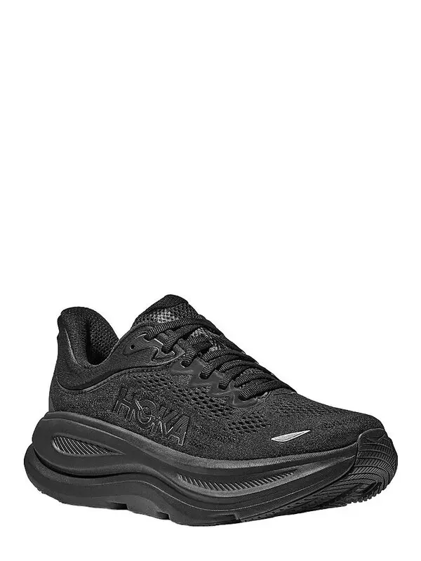 HOKA® Bondi Lace-up Sneakers - Black