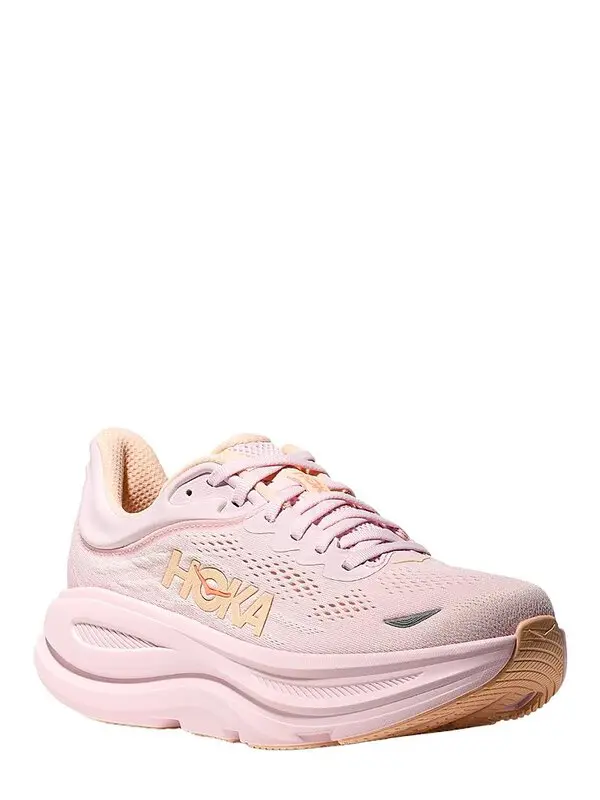 HOKA® Bondi Running Sneakers - Lilac Cream/tangerine Glow