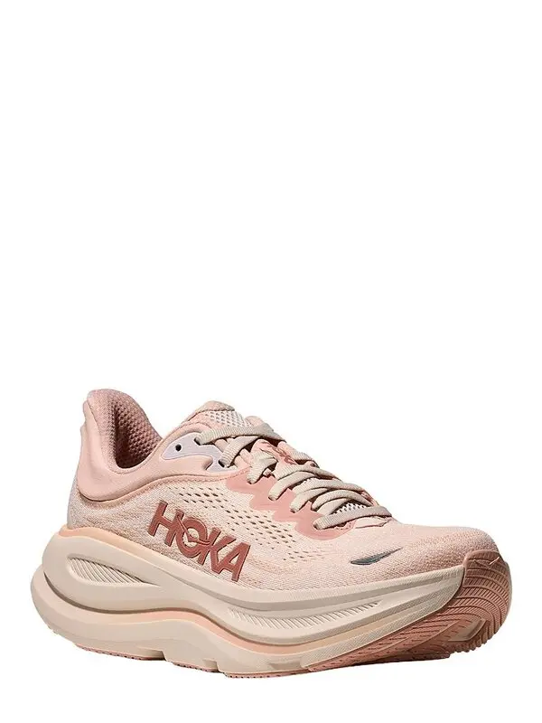 HOKA Bondi Running Sneakers - Rose Latte/rose Cream