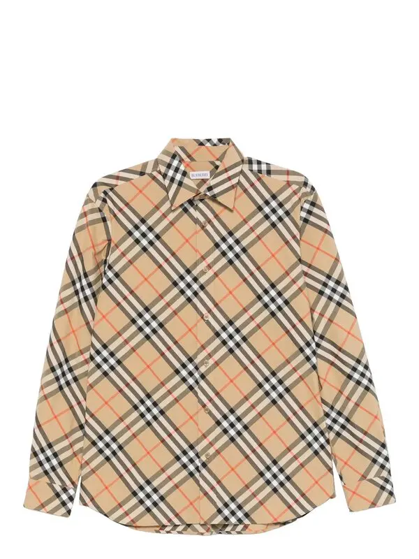 Burberry Ip-check Shirt - Neutrals