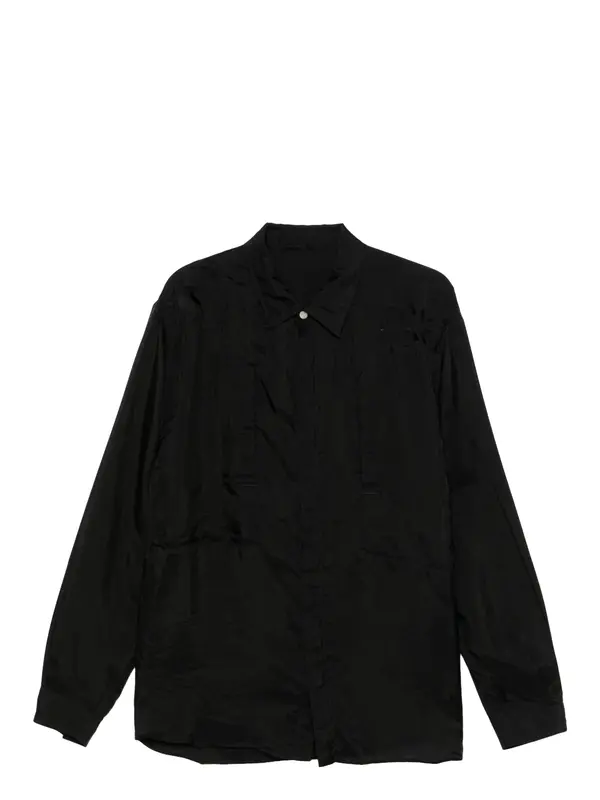 Rick Owens Jumbo Fogpocket Shirt - Black