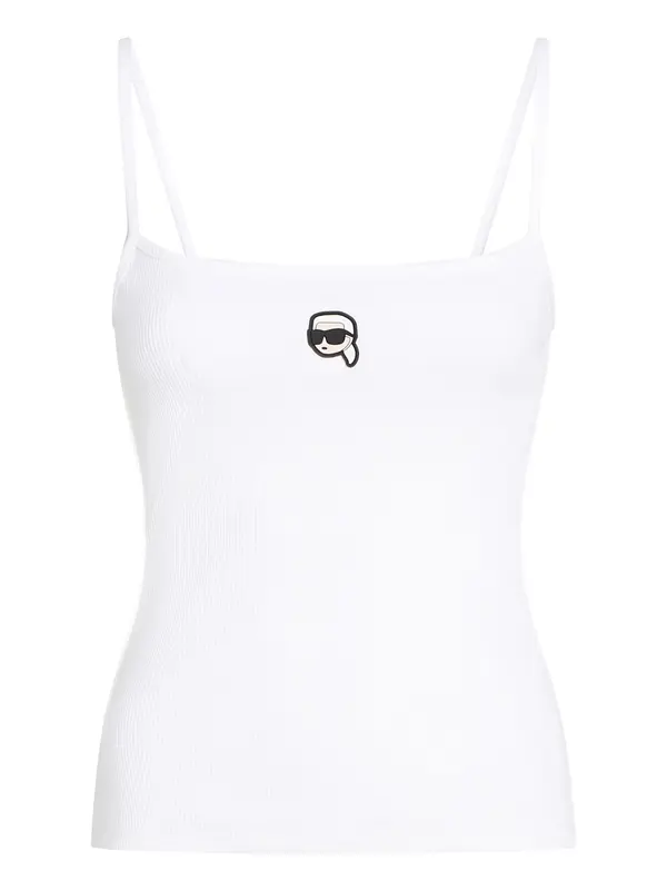 Karl Lagerfeld Ikon Tank Top - White