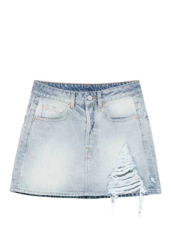 Vetements Denim Mini Skirt - Blue