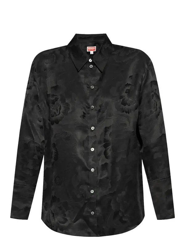 Kenzo Peonies Shirt - Black