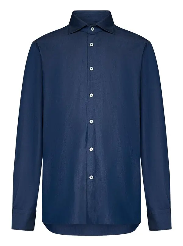 FRANZESE COLLECTION Cotton Shirt - Blue