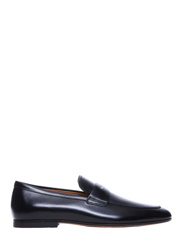 TOD'S Leather Loafers - Black