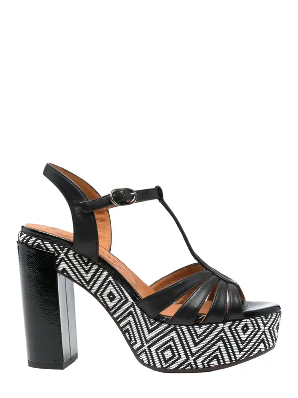 Chie Mihara 110mm Junni Sandals - Black