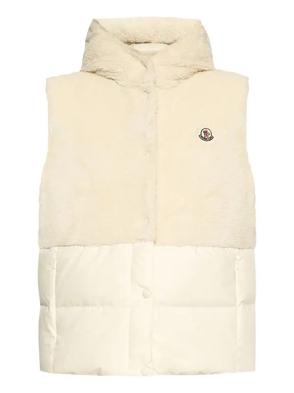 Moncler Floy Down Gilet - White