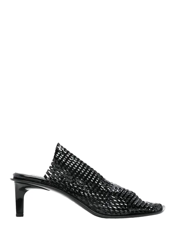 Kenzo 55mm Mesh-design Mules - Black