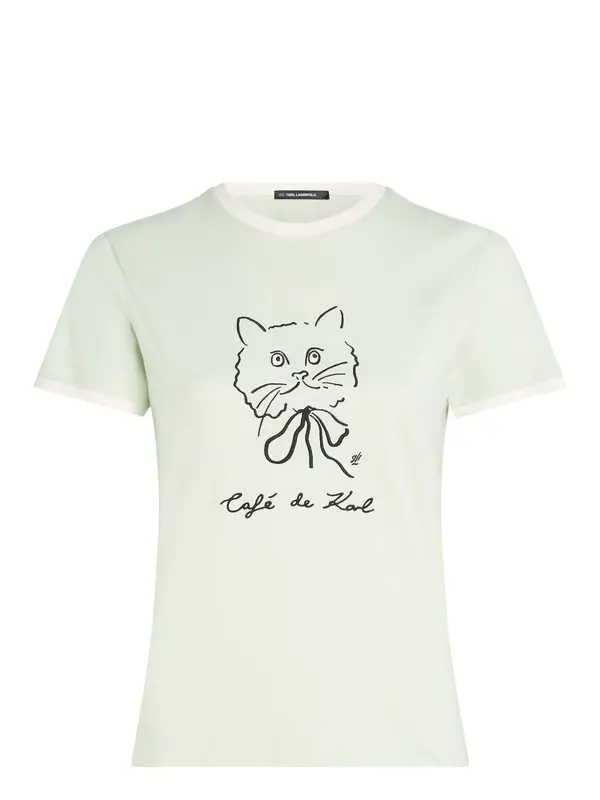 Karl Lagerfeld X Jorge Parra T-shirt - Green