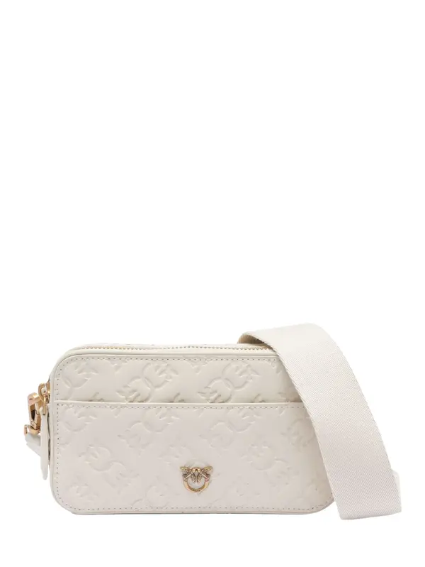 Pinko Logo-embossed Camera Bag - White