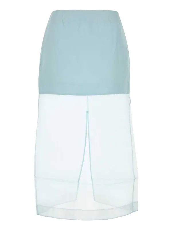 Zimmermann Crush Skirt - Blue