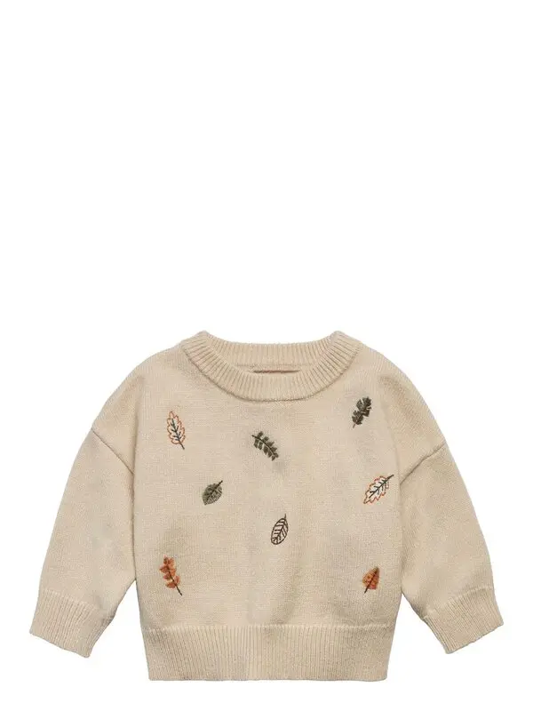 MODERN MOMENTS™ BY GERBER Embroidered Sweater - Leaves