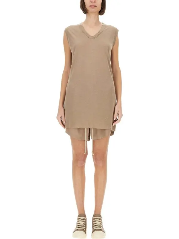 Rick Owens Jersey Top - Nude