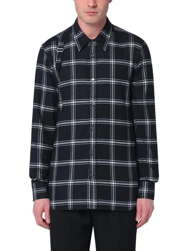 Alexander McQueen Alexander Mc Queen Cotton Flannel Checkered Shirt - Print