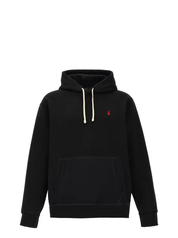 Ralph Lauren Logo Hoodie - Black