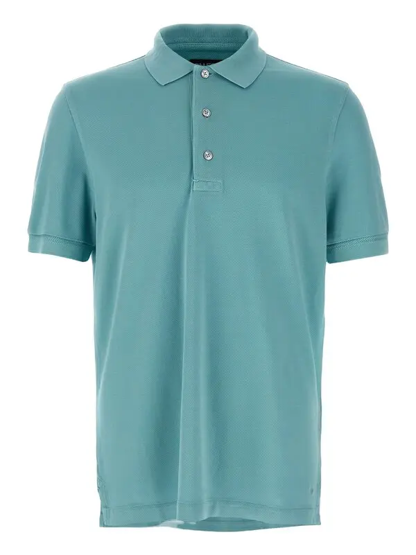TOM FORD Piqué Polo Shirt - Light Blue