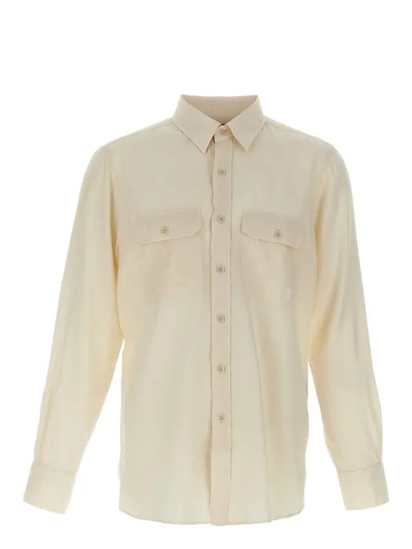 TOM FORD Twill Shirt - White