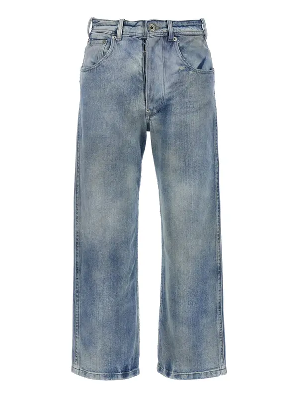 MAISON MARGIELA Buckle Jeans - Light Blue