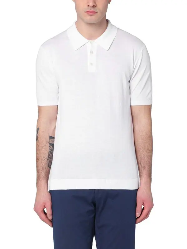 ROBERTO COLLINA Polo In Cotton - White