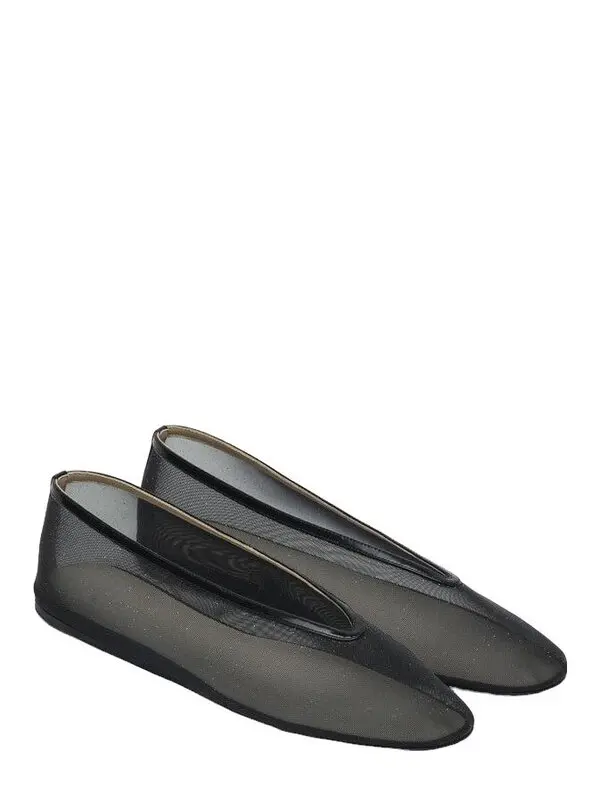 Le Monde Beryl Luna Mesh Slippers - Black